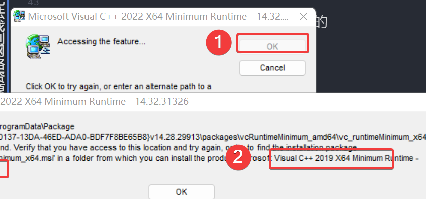 vc++2022 x64 runtime 安装失败，解决无法找到网络资源vcRuntimeMinimum_x64.msi | Lamirs ...